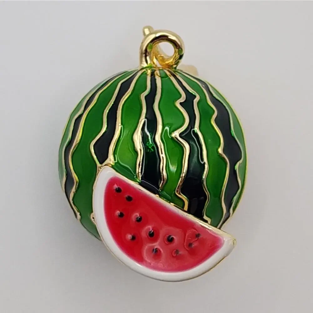Unbranded | Jewelry | Watermelon Enamel Brooch Summer Fruit Very Cute ...
